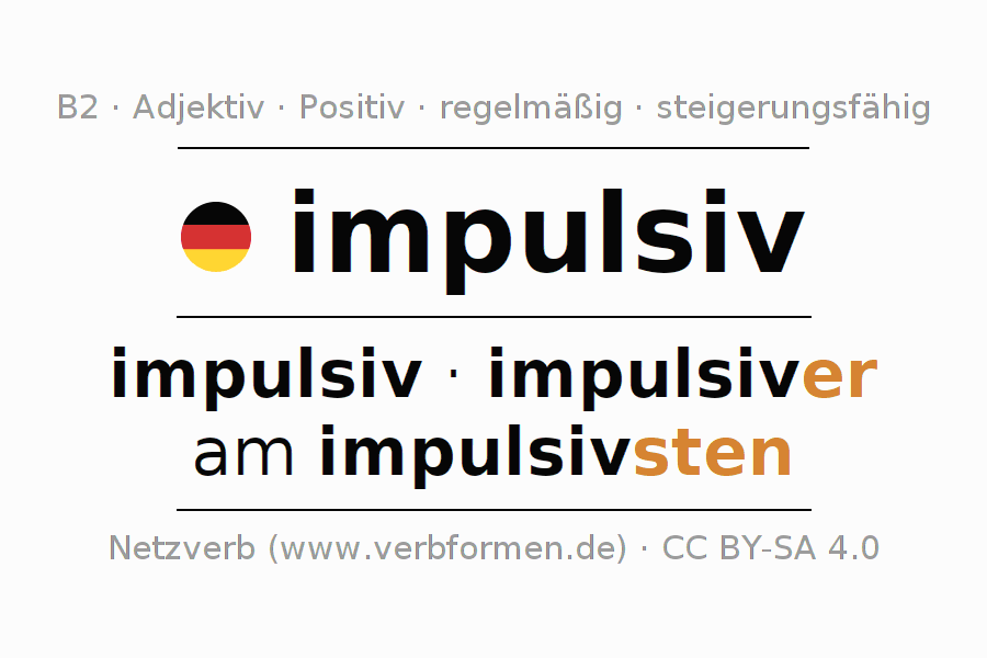 Deklination und Steigerung "impulsiv" - Alle Fälle des Adjektivs ...