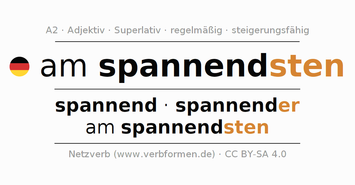 Deklination und Steigerung "am spannendsten" - Alle Fälle des Adjektivs ...