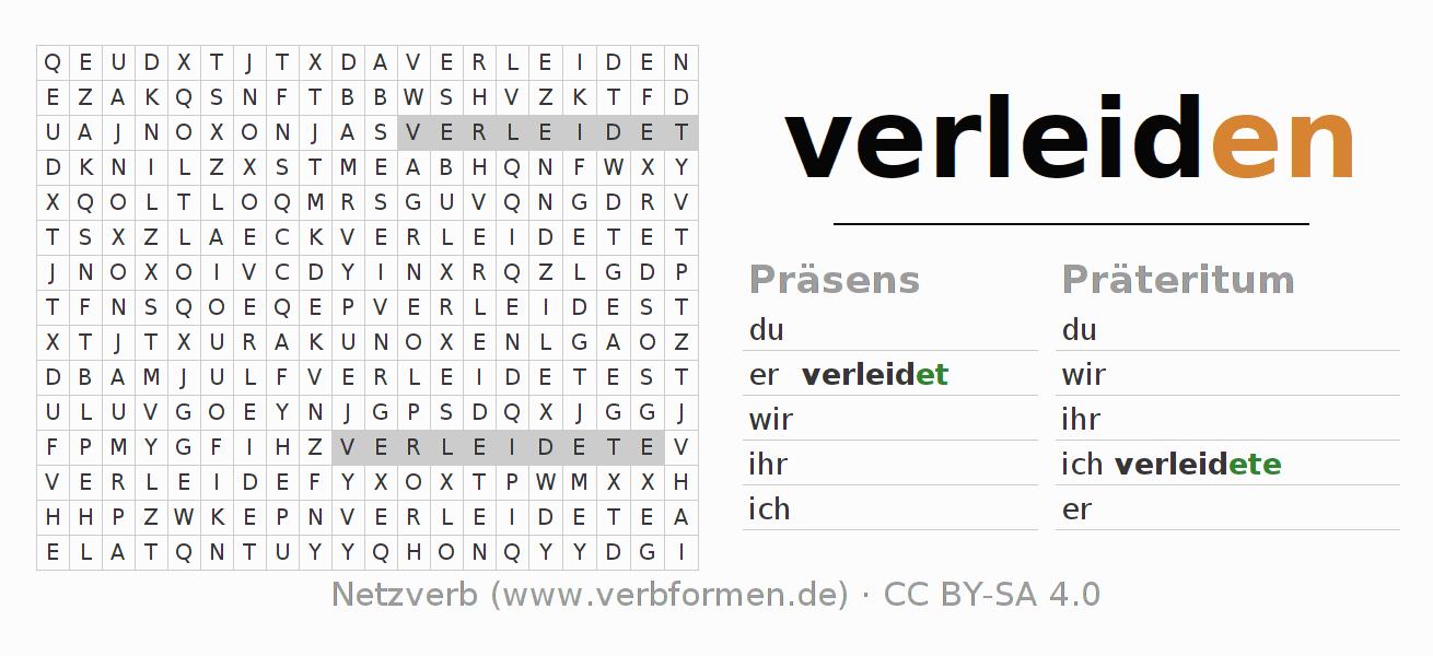 Arbeitsblätter "verleiden" - Viele Übungen, Materialien zum Lernen ...